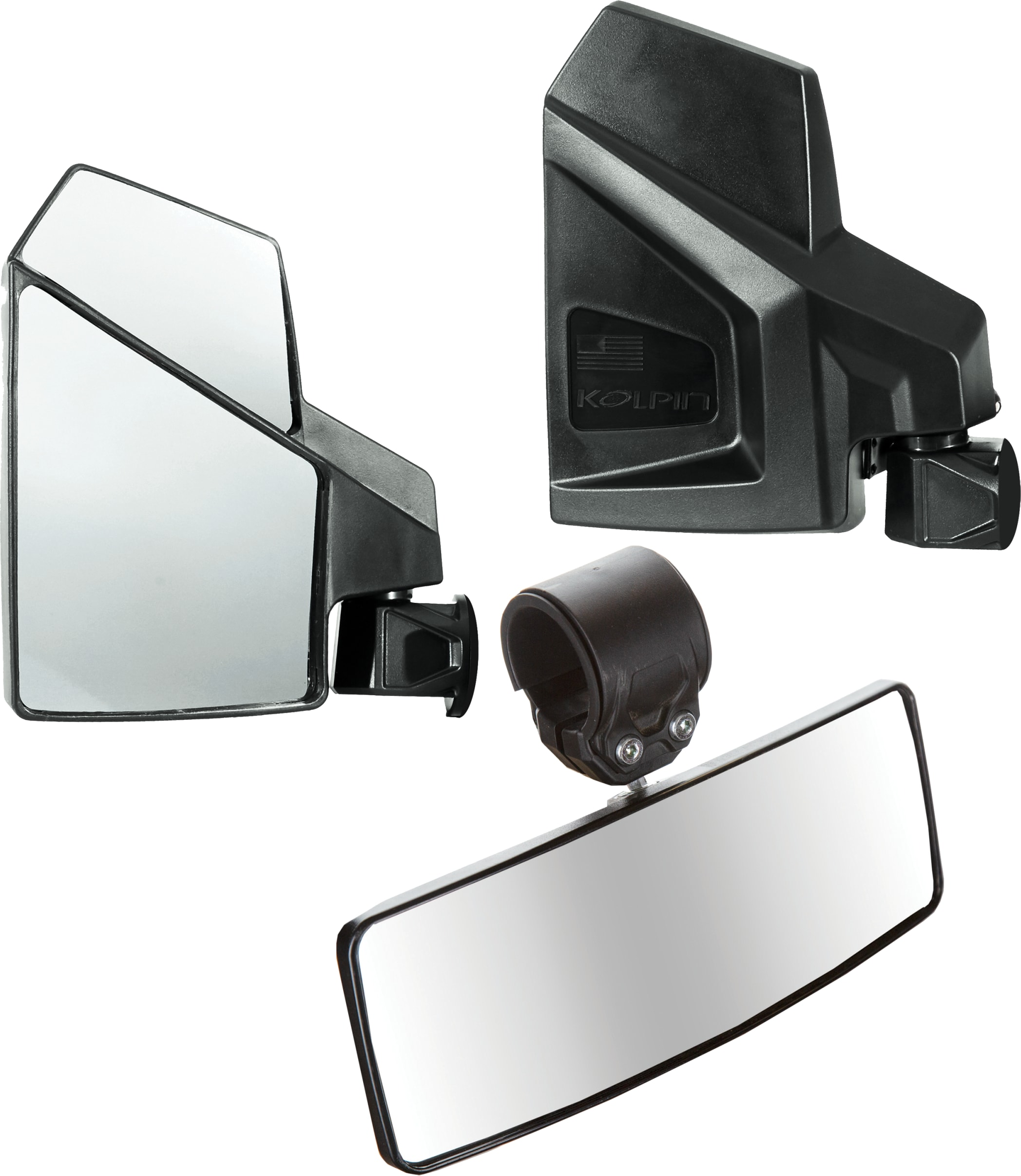 Kolpin Universal UTV Side and Rearview Mirror Combo Kit | Cabela's